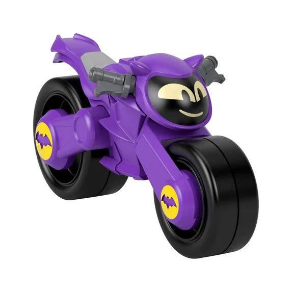 Fisher-Price DC Batwheels 1:55 Scale Diecast Toy Motorcycle, Bibi the ...
