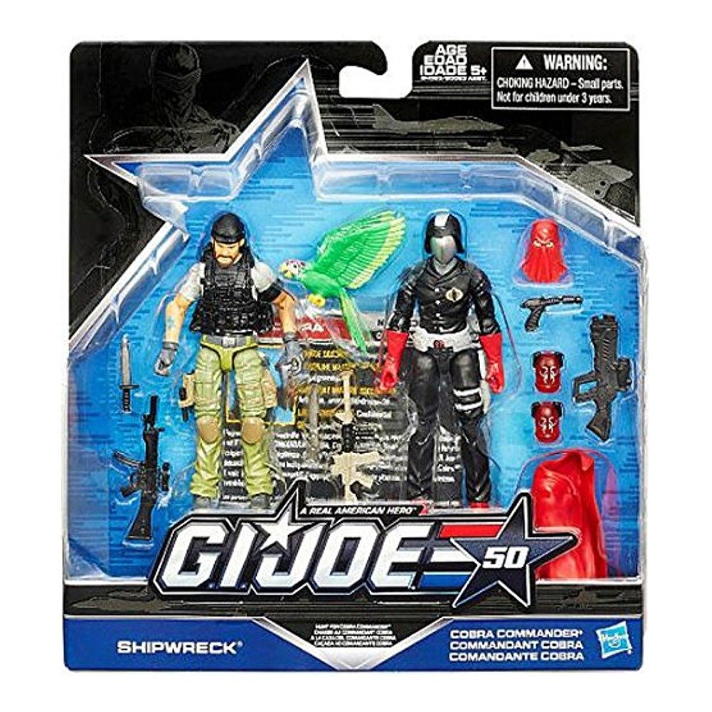 G.I. JOE, 50th 2 Pack Shipwreck vs. Cobra Commander Hunt for Cobra Com – Fashions for Home