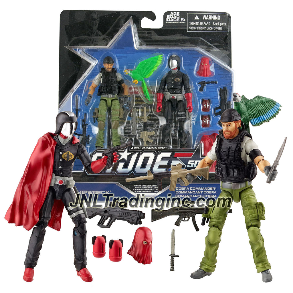 G.I. JOE, 50th 2 Pack Shipwreck vs. Cobra Commander Hunt for Cobra Com – Fashions for Home